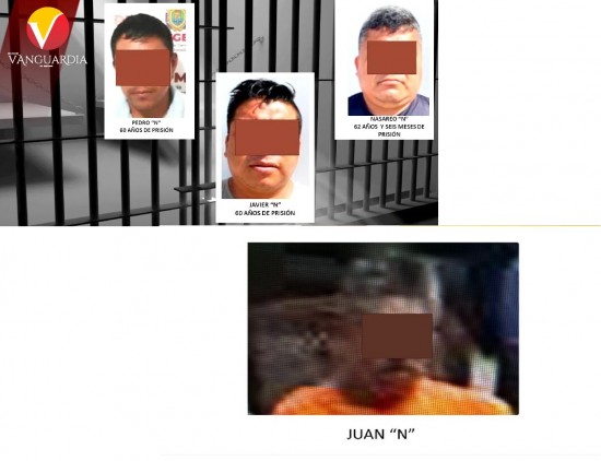 Sentenciados A 60 Y 62 Años De Prisión Por Secuestro
